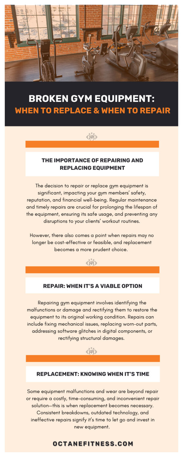 Broken Gym Equipment: When To Replace & When To Repair
